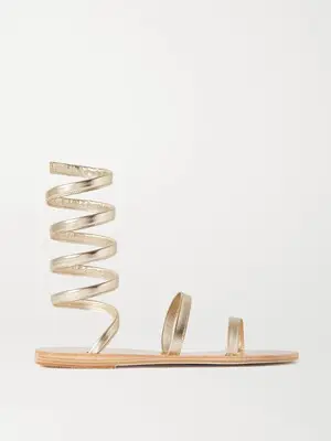 Women's Ancient Greek Gold Shoes Sandals