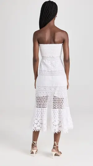Temptation Positano Ungheria Strapless Broderie Anglaise Dress