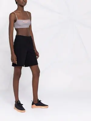 ROTATE BY BIRGER CHRISTENSEN Logo-print Bra Top