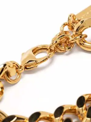Moschino Logo-lettering Chain Bracelet - Gold