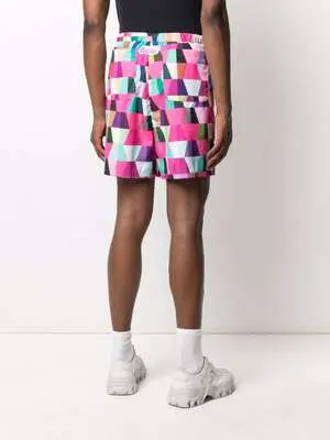 DOMENICO FORMICHETTI Geometric-print Shorts