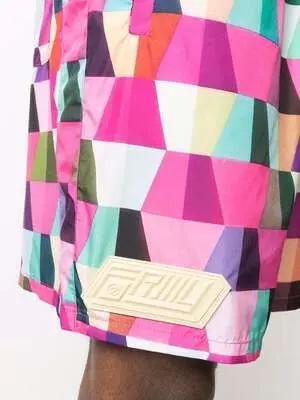 DOMENICO FORMICHETTI Geometric-print Shorts