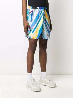 DOMENICO FORMICHETTI Striped High-waisted Shorts