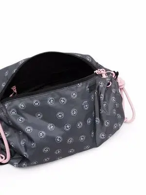 GANNI Smiley-face Print Technical Tote Bag