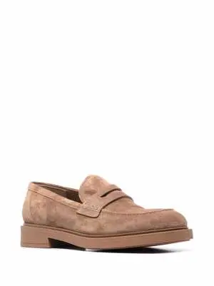 GIANVITO ROSSI Harris Penny-slot Loafers