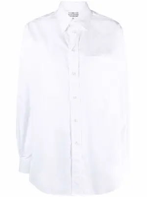 MAISON MARGIELA Long-sleeve Organic Cotton Shirt