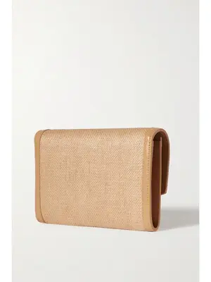 Saint Laurent Uptown Micro Raffia Shoulder Bag