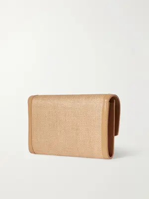 Saint Laurent Uptown Micro Raffia Shoulder Bag