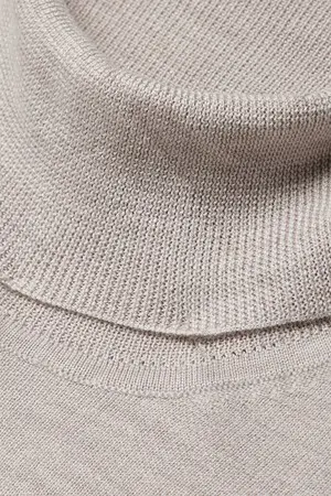 Gabriela Hearst May Wool, Cashmere And Silk-blend Turtleneck Sweater - Neutrals