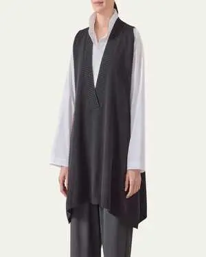 Eskandar A-line Long Cashmere Sweater