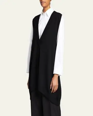 Eskandar A-line Long Cashmere Sweater