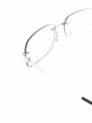 Cartier Square-frame Glasses - Silver