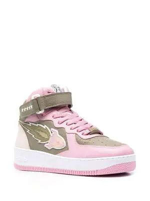 ENTERPRISE JAPAN Ej Rocket Mid-high Lace-up Sneakers - Pink