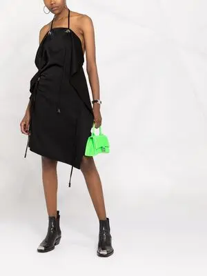 Givenchy Apron Design Draped Halterneck Dress