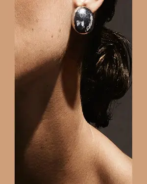 Ippolita Sterling Hammered Button Clip Earrings