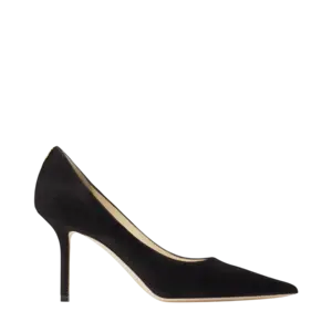 JIMMY CHOO Love 85 Suede Pumps - Black