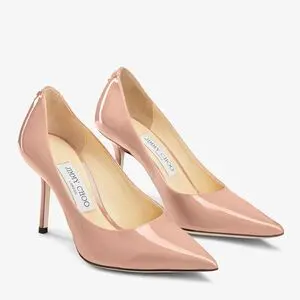 JIMMY CHOO Love 85 Patent Leather Pumps With Jc Emblem