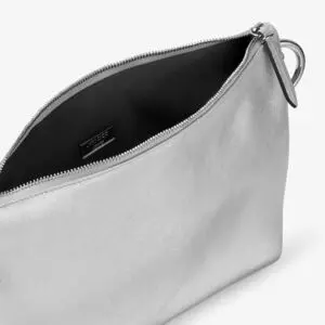 JIMMY CHOO Callie Metallic Leather Shoulder Bag