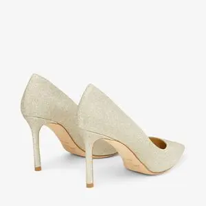 JIMMY CHOO Romy 85 Glitter Pointed-toe Pumps