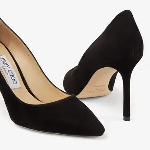 JIMMY CHOO Romy 85 Suede Pumps
