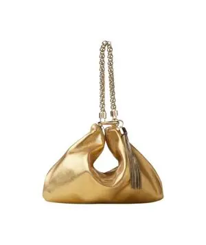 Jimmy Choo Callie Gold Tone Shoulder Bags