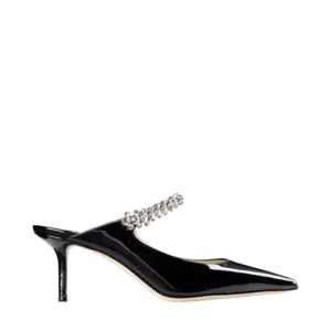 JIMMY CHOO Bing 65 Patent Leather Mules - Black