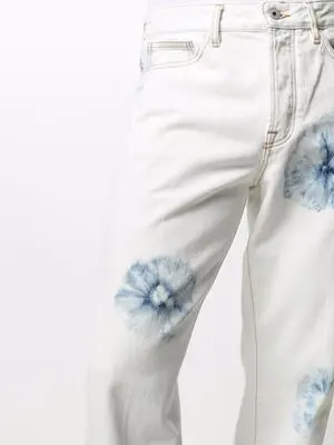 COUNTY OF MILAN Tie-dye Straight-leg Jeans