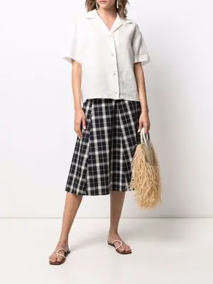 Woolrich Tartan-print A-line Skirt
