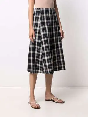 Woolrich Tartan-print A-line Skirt