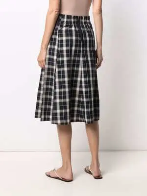Woolrich Tartan-print A-line Skirt