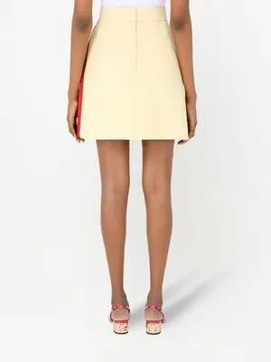 Dolce & Gabbana Colour-block High-waisted Mini Skirt