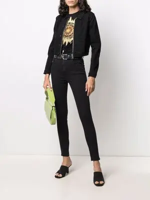 DIESEL® Slandy High Super Skinny Jeans - Black