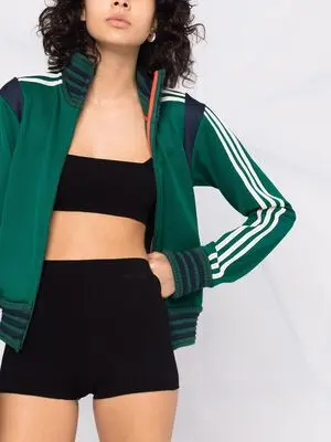 Red Valentino Knitted Crop Top And Shorts Set