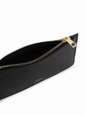 A.p.c. Logo Zipped Wallet