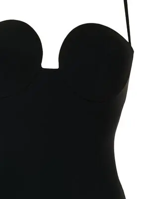 Magda Butrym Bustier-neck Swimsuit - Black