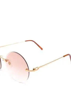 Cartier C Décor Round-frame Sunglasses