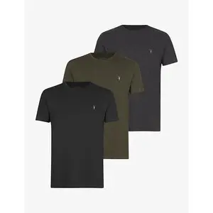 ALLSAINTS Tonic Crewneck Brushed Cotton T-shirt Pack Of Three