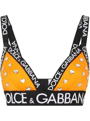 Dolce & Gabbana Logo-tape Detail Bra
