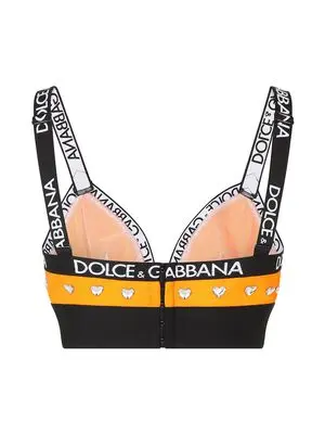 Dolce & Gabbana Logo-tape Detail Bra