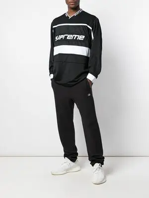 Supreme Warm-Up Hockey Jersey - Black | Editorialist