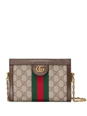 Gucci Mini Ophidia Shoulder Bag Neutrals
