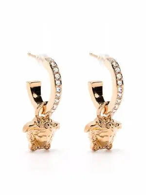 Versace La Medusa Hoop Earrings - Gold