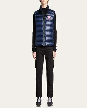 Canada Goose Crofton Quilted Down Vest - Dark Blue