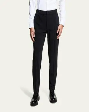 Theory Curtis Precision Ponte Drawstring Pants - Black