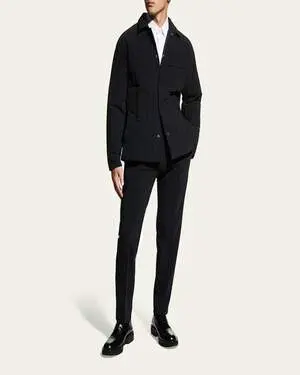 Theory Curtis Precision Ponte Drawstring Pants - Black