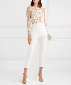 Rime Arodaky Patsy Lace-trimmed Jumpsuit