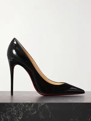 CHRISTIAN LOUBOUTIN Kate 100 Patent-Leather Pumps