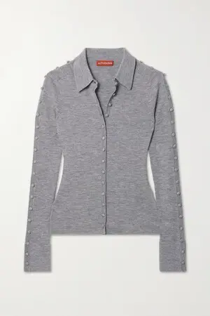 Altuzarra Hill Ribbed Wool-blend Shirt