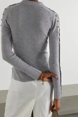 Altuzarra Hill Ribbed Wool-blend Shirt