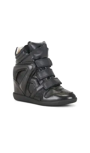 Isabel Marant Étoile Bekett Wedge Sneakers - Black